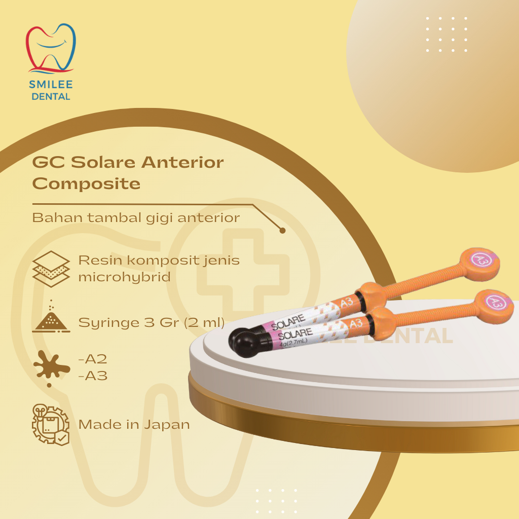 Jual GC Solare Composite, Komposit GC, Solare Anterior, Bahan Tambal ...