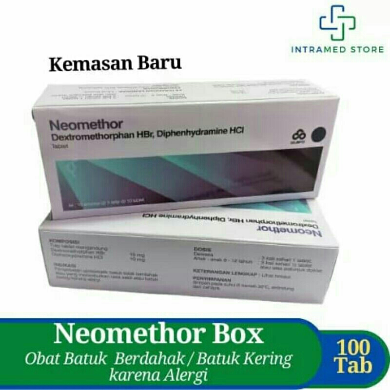 Jual NEOMETHOR OBAT BATUK - PER BOX ISI 10 STRIP | Shopee Indonesia