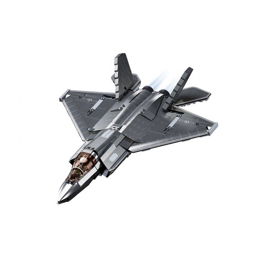 Jual Sluban Brick Pesawat Jet J-35S Stealth Aircraft Metal Coating ...