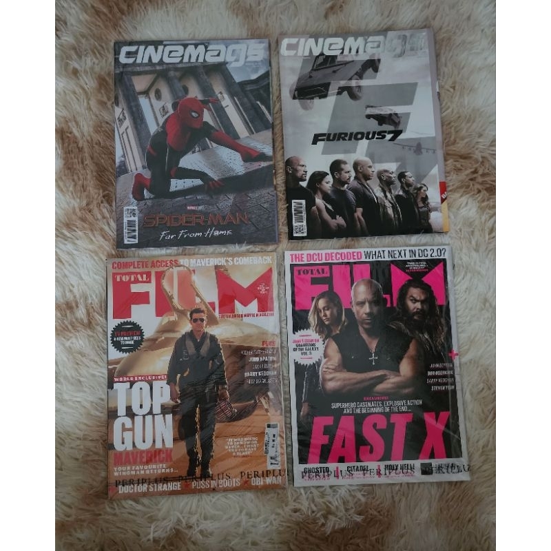 Jual Magazine Majalah Total Film & Cinemags Top Gun Fast Furious ...