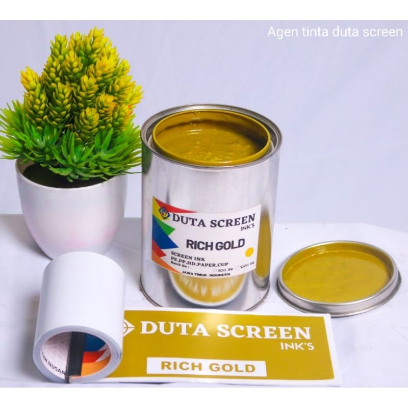Jual tinta khusus sablon semua jenis plastik dan Cup warna Rich Gold ...