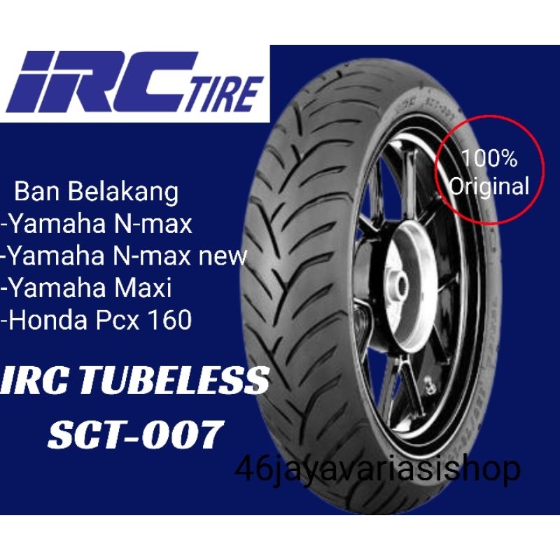 Jual BAN LUAR TUBELESS IRC SCT007/SS560R UKURAN 130/70-13 BAN BELAKANG ...