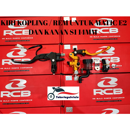 Jual Master Rem RCB S1 Radial Kanan 14mm dan kiri kopling E2 E 2 / rem untuk matic ORIGINAL ...