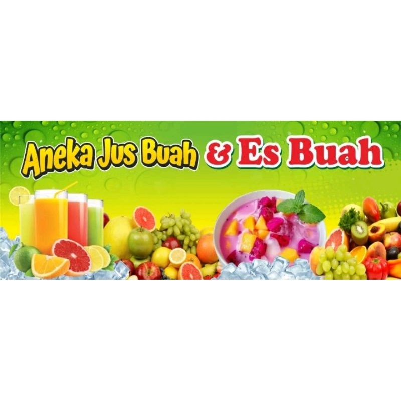 Jual SPANDUK JUS BANNER JUICE BUAH | Shopee Indonesia