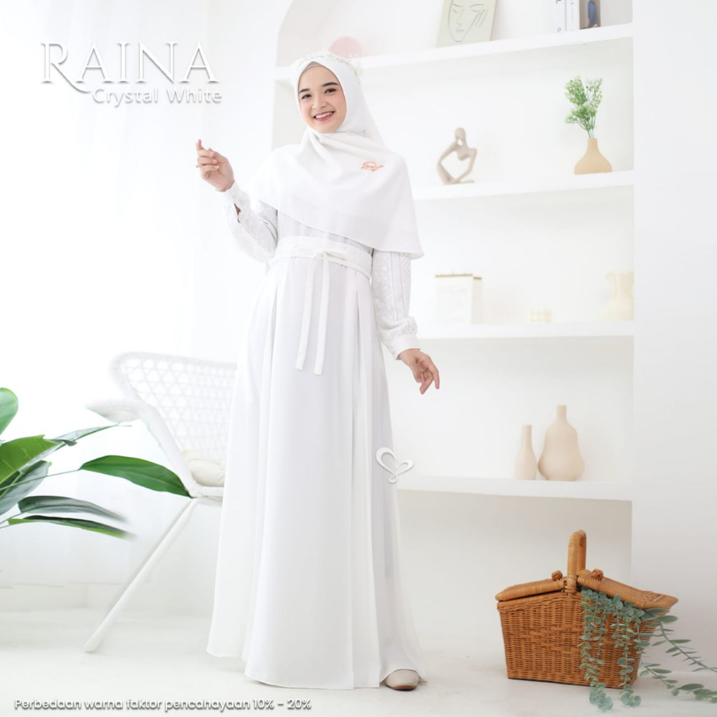 Jual Salvina Hijab Raina Dress Quality Premium - Dress Only | Shopee ...