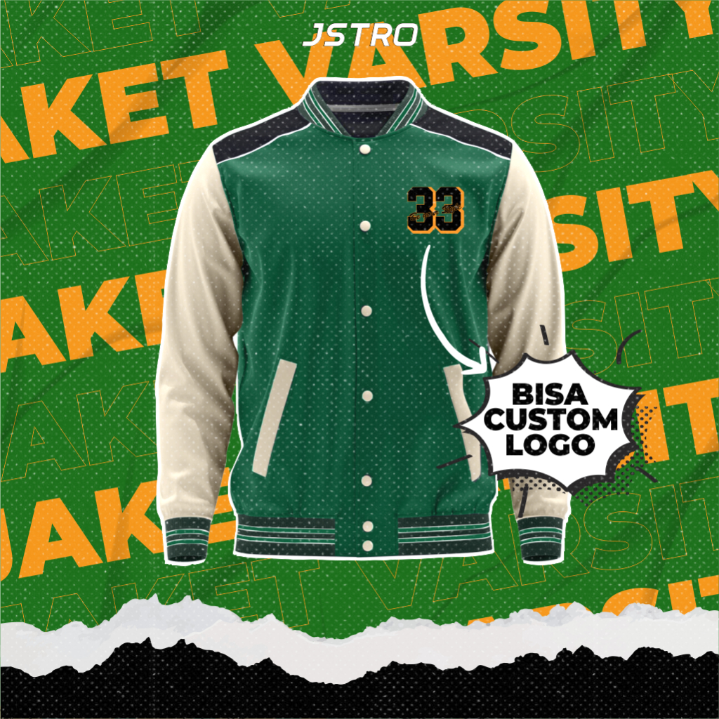 Jual Jstro Jacket Varsity Flece Polos Bisa Custom Seragam Jaket ...