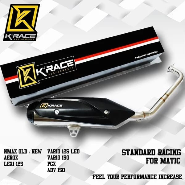 Jual Knalpot Standar Racing KRACE HONDA Vario New 150 Vario Old 125/150 ...