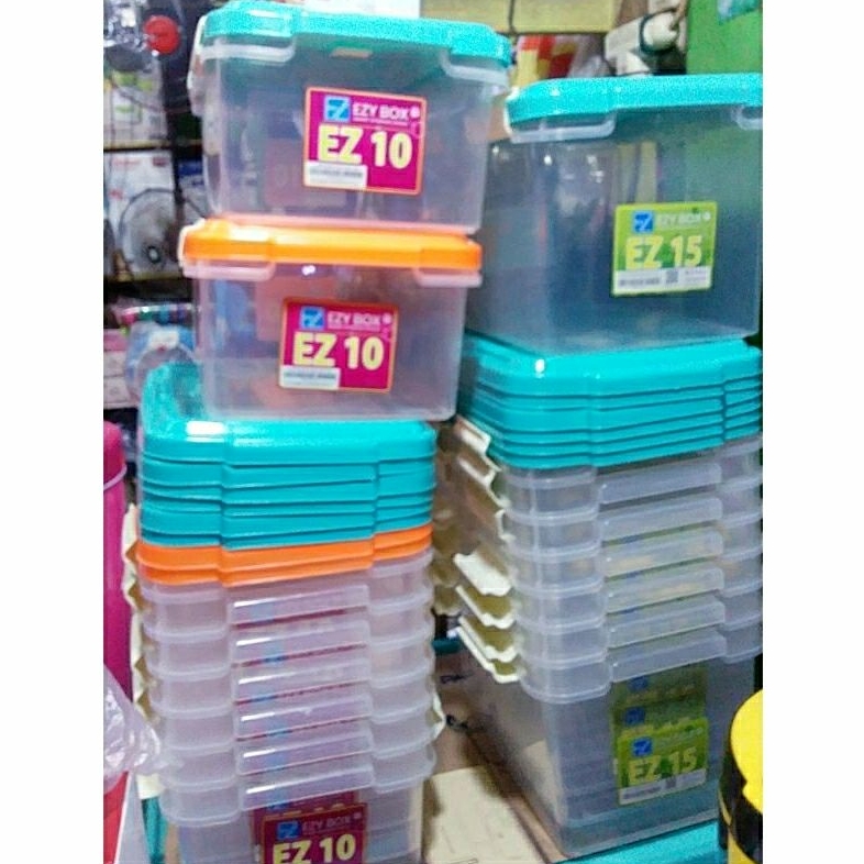 Jual box plastik ukuran 10-15 liter/ container kecil/ ezzy box tempat ...