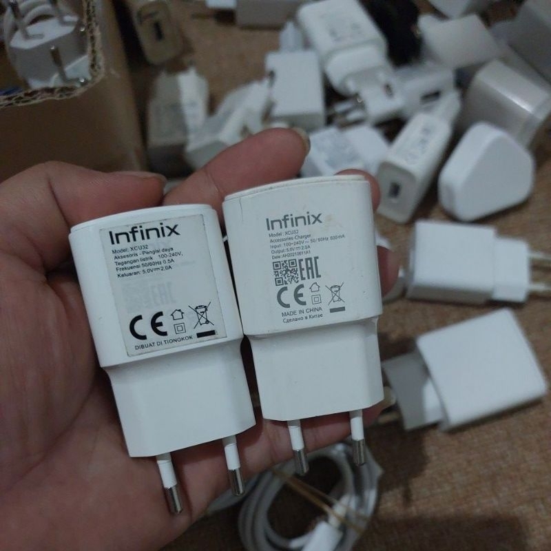 Jual Kepala Charger Infinix 5V 2A bekas copotan tanpa kabel asli ...