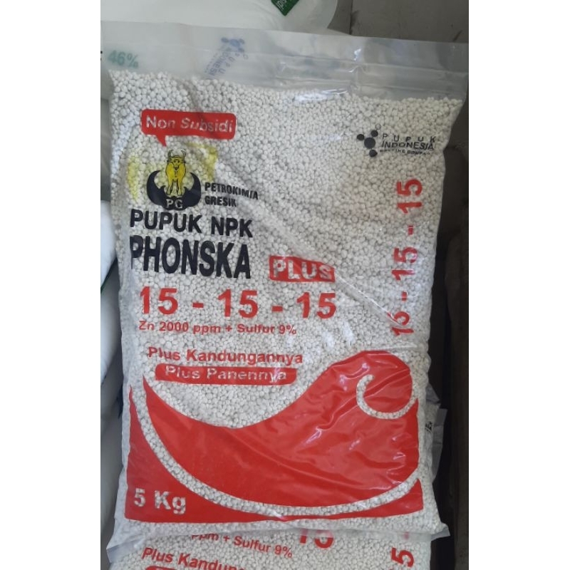 Jual Pupuk Phonska Plus NPK PETRO ~ Kemasan 5kg ORIGINAL | Shopee Indonesia