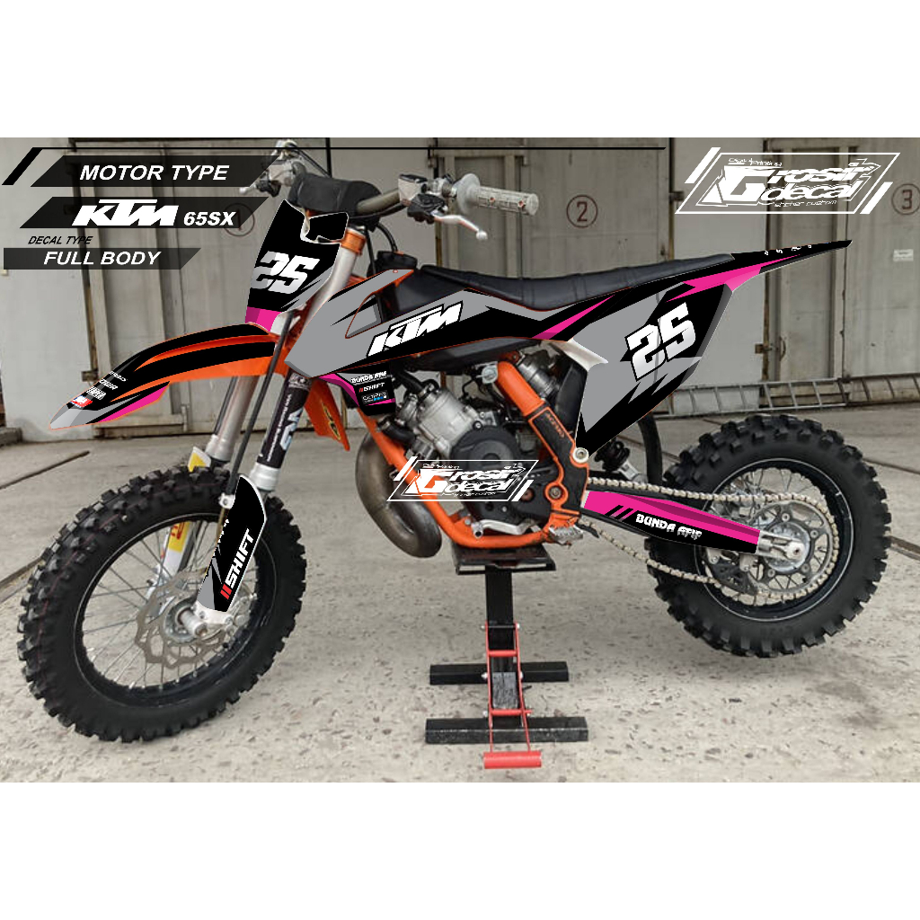 Jual Sticker Decal Stiker Striping Mini Trail KTM 65 SX 2016 - 2024 ...