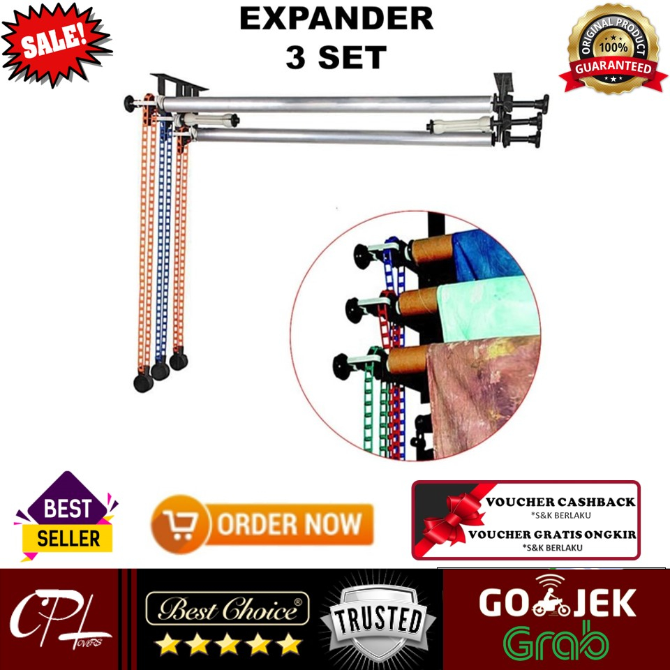 Jual Background Expander 3 Set 3SET Rolls | Shopee Indonesia