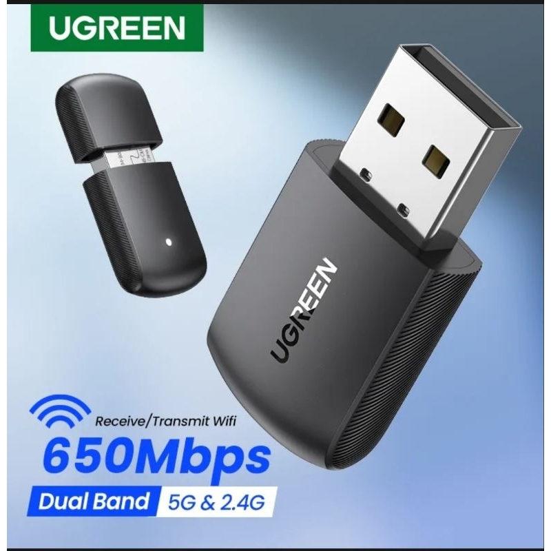 Jual Ugreen 50340 20204 90339 Usb Wifi Adapter 5G / 2.4G Network Card - Ugreen Dongle Wifi 5G ...