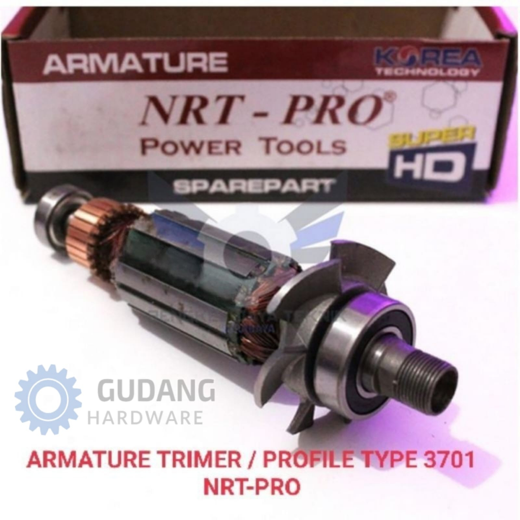 Jual ARMATURE TRIMER / PROFILE TYPE 3701 NRT PRO ORIGINAL PART | Shopee ...