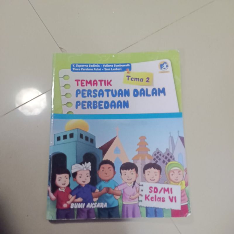 Jual Tematik kls 6 tema 2 (persatuan dlm perbedaan) | Shopee Indonesia