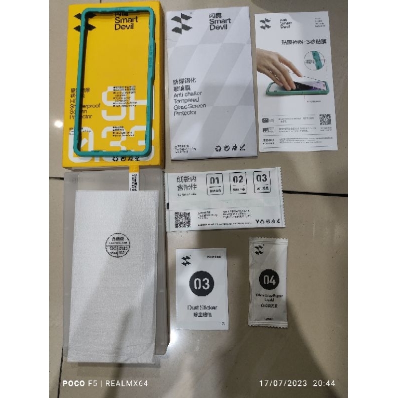 Jual Tempered Glass Smart Devil HD Shatterproof Screen Protector Poco ...