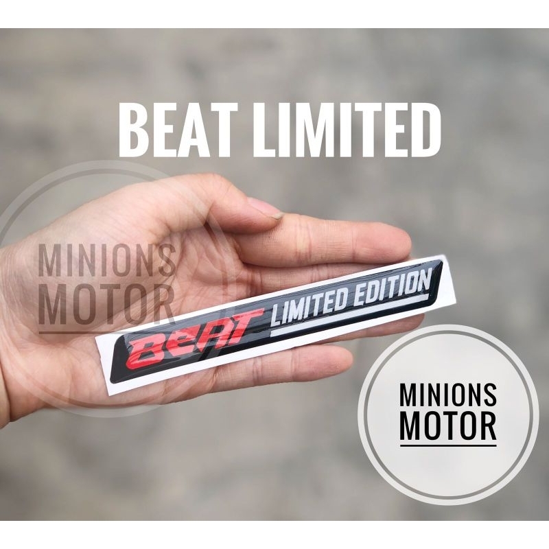 Jual stiker logo honda beat limited edition 3d timbul motor | Shopee ...