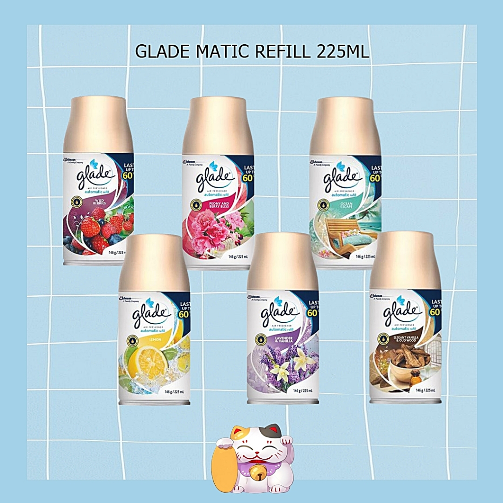Jual Glade Matic Spray REFILL Air Freshener 146 gr / 225 ml / Glade ...