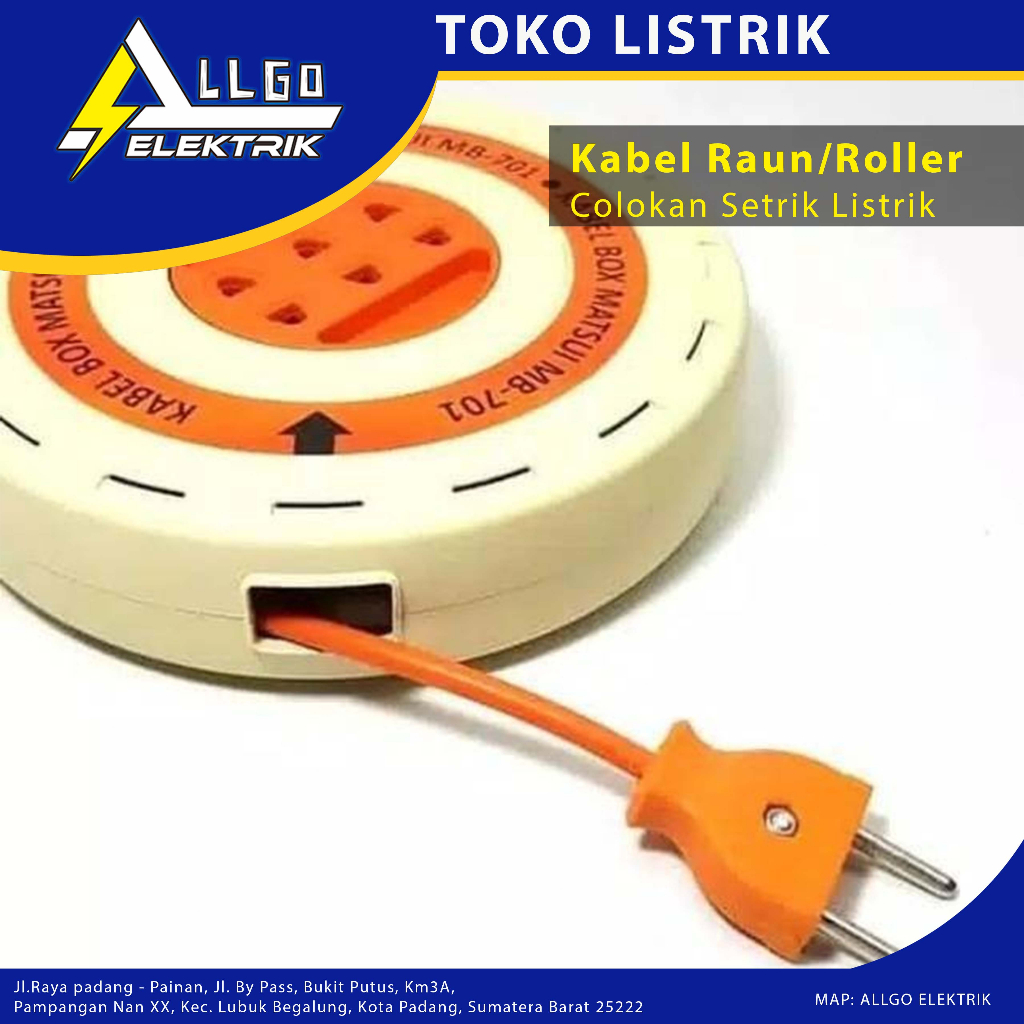 Jual Kabel Raun berkualitas Merek Mitsui Kabel Roll Colokan Listrik ...