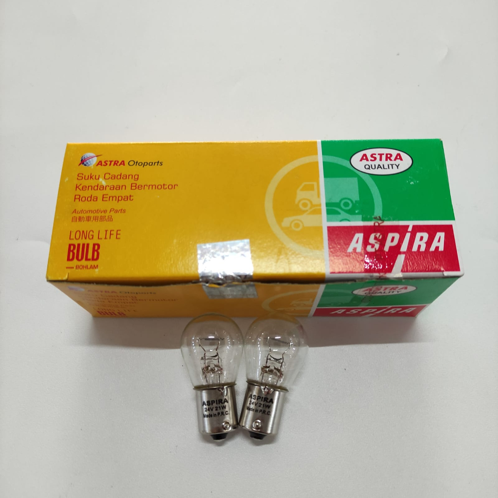 Jual Bohlam Stoplamp atret S25 ASPIRA DOUBLE SINGLE 12V 24V mobil ...