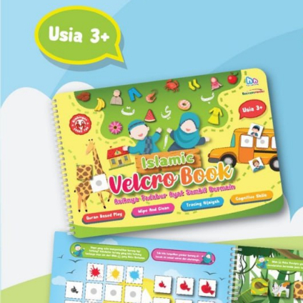 Jual READY Islamic Velcro Book / Islamic Busy Pack: Colourful Activity ...