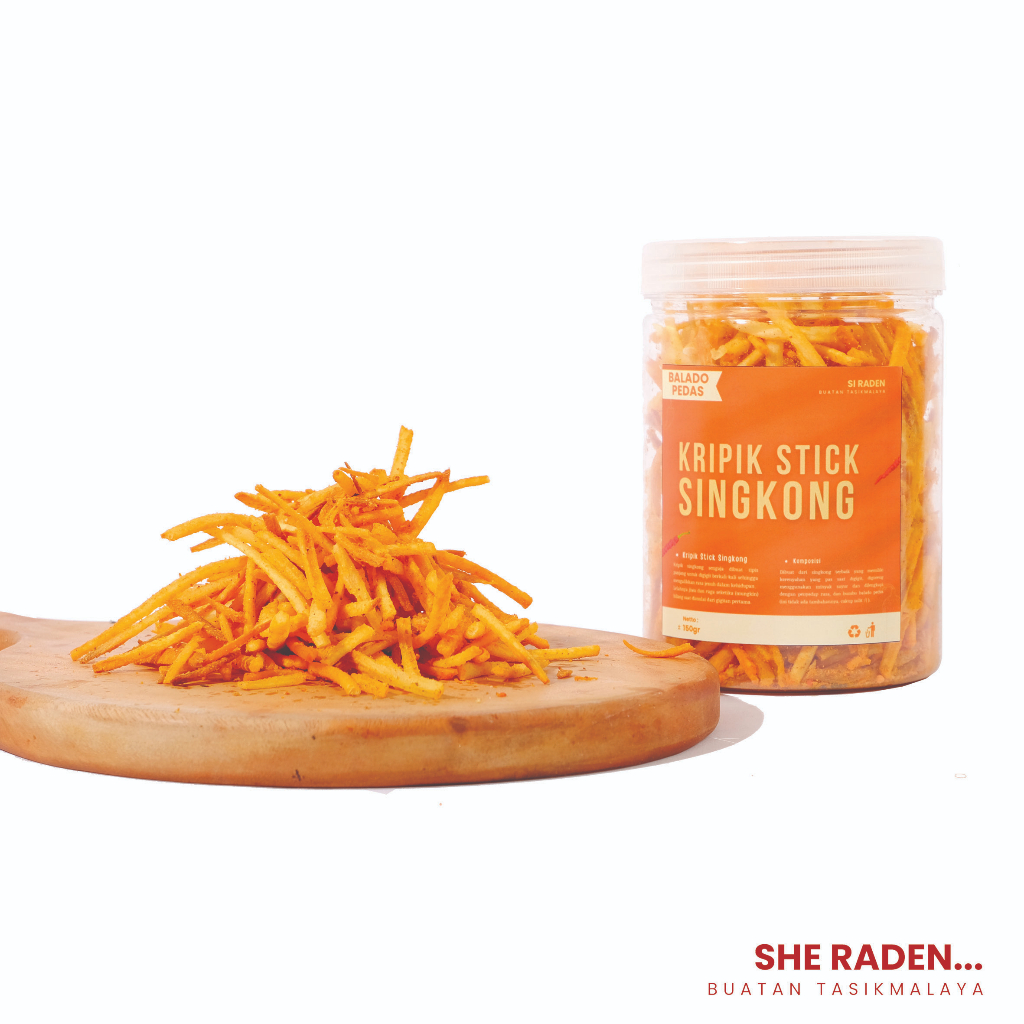 Jual She Raden - Keripik Stik Singkong Super Renyah 150 gram | Shopee ...