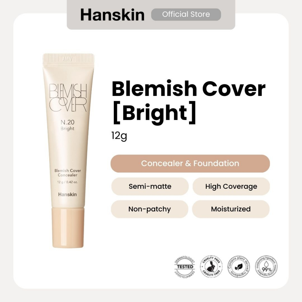 Jual Hanskin Blemish Cover Concealer - Bright 12 gr | Shopee Indonesia
