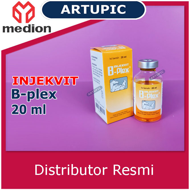 Jual Injekvit B-plex 20 ml Injeksi Vitamin B Kompleks 20 ml Sapi Ayam ...