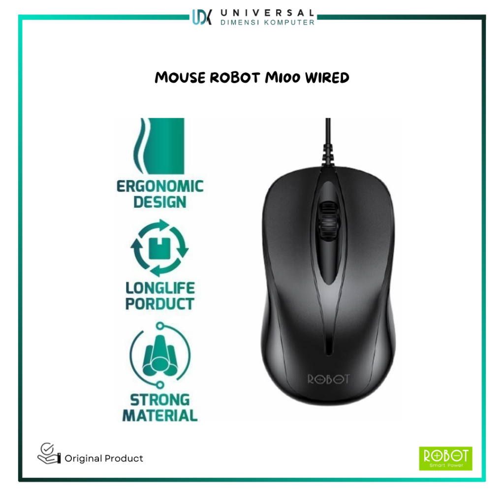 Jual Mouse Robot M100 USB Kabel 1200 DPI | Shopee Indonesia