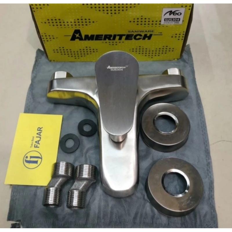 Jual Kran air panas dingin mixer bathtub shower kamar mandi stainless ...