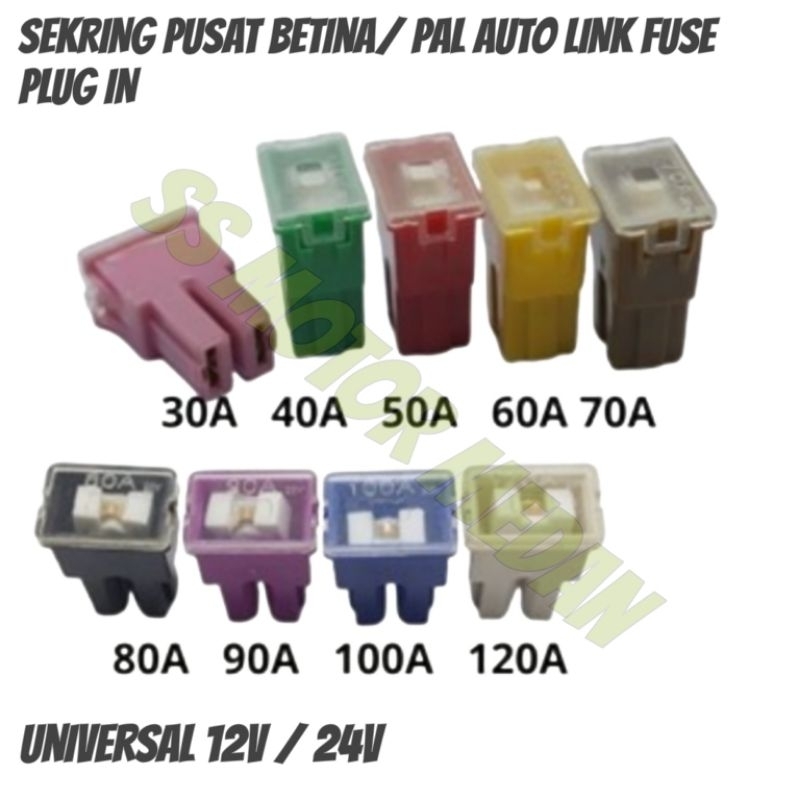 Jual SEKRING PUSAT BETINA / PAL AUTO LINK FUSE FEMALE PLUG IN | Shopee ...