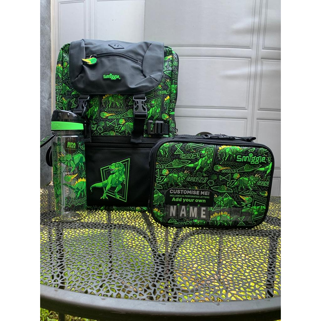 Jual SMIGGLE WILD SIDE SET FOLDOVER BACKPACK DINO - TAS, BOTOL, LB ...
