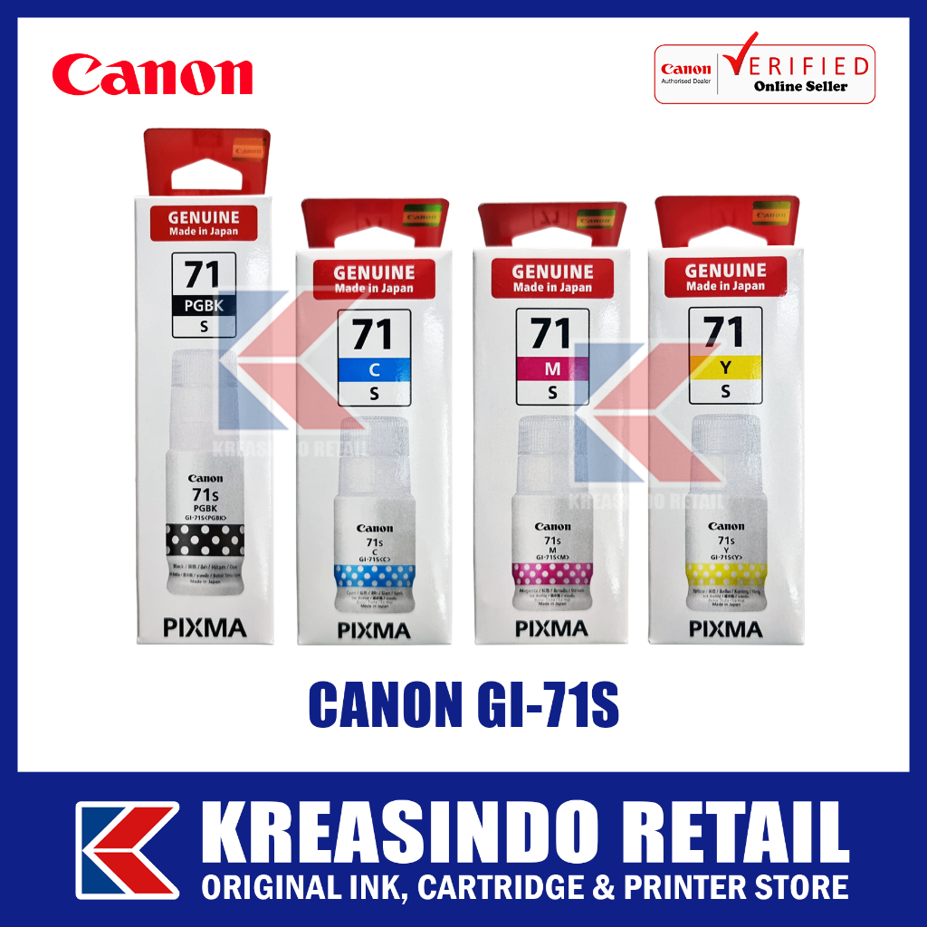 Jual Tinta Canon GI-71S Small GI71S 71 S Original (untuk G1020/G1730 ...