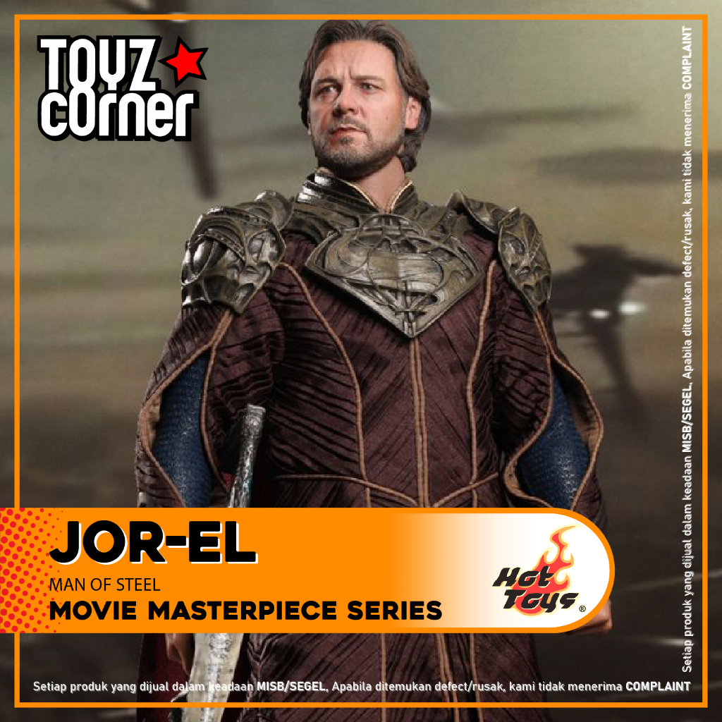 Jual Toyz Corner - Hot Toys MMS-201 / MMS201 Jor-El (Man Of Steel) | Shopee Indonesia
