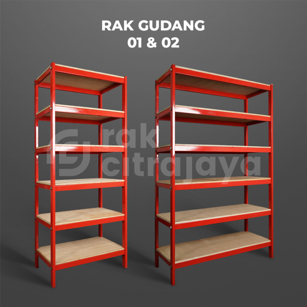 Jual RAK BESI GUDANG PENYIMPANAN SERBAGUNA HEAVY DUTY 6 SUSUN 600KG ...