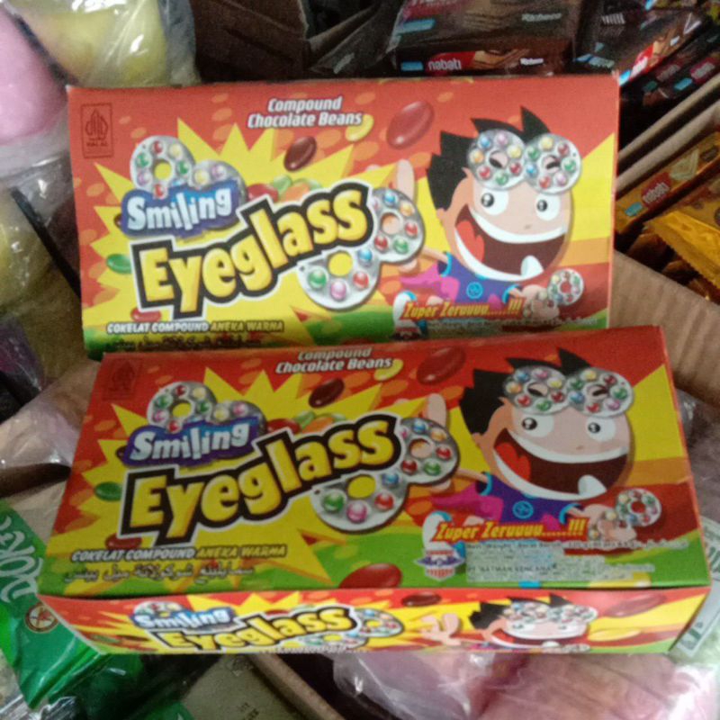 Jual Smiling Eyeglass coklat | Shopee Indonesia