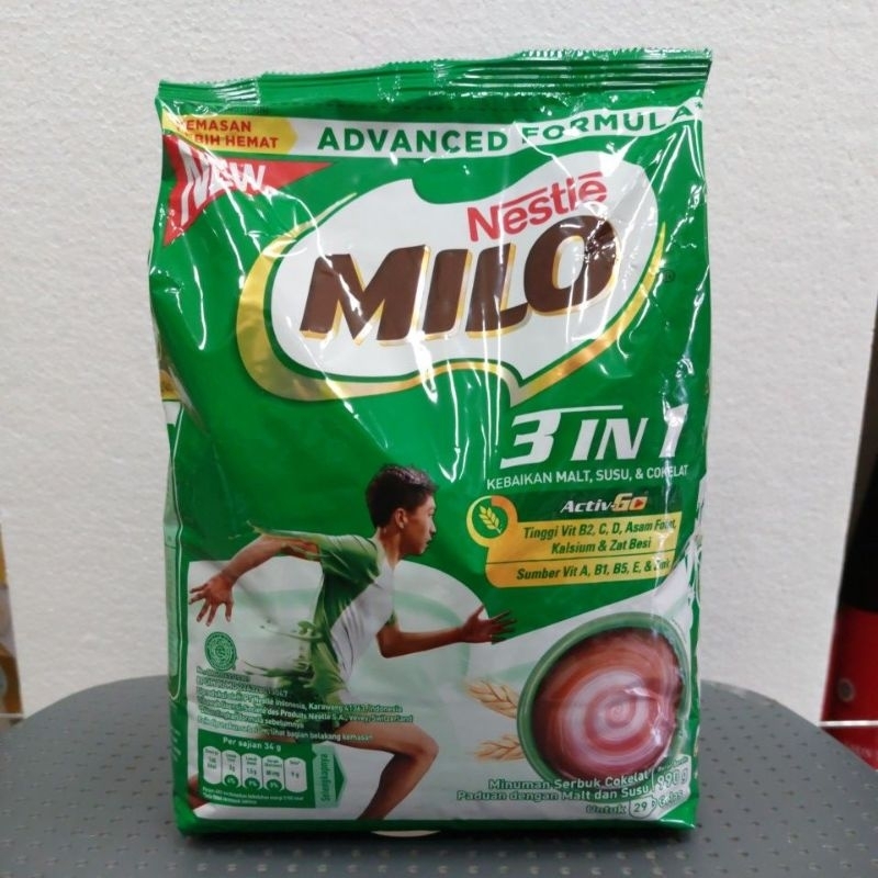 Jual Milo 3in1 Active Go 990g | Shopee Indonesia