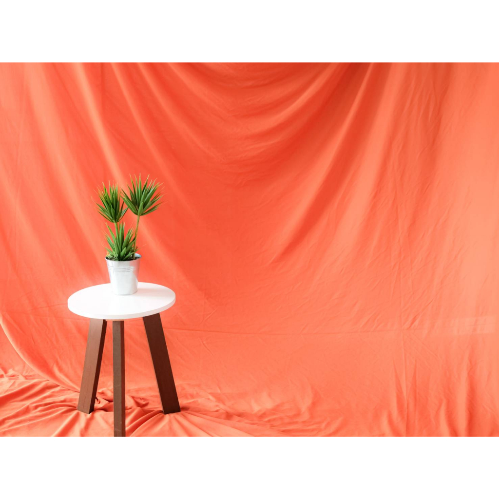 Jual KAIN BACKDROP ORANGE KAIN ORANGE LEBAR 3,3M KAIN DEKORASI DEKOR ...