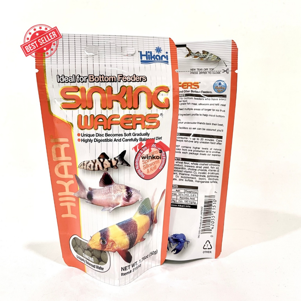 Jual Hikari Tropical SINKING WAFERS 50GR Wafer 50 G GRam 50Gram Pakan ...