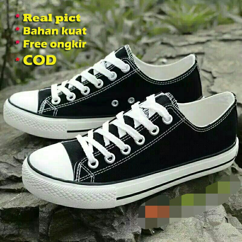 Jual Sepatu Converse Allstar Grade B Bahan 12S Tebal [COD] / Sepatu ...
