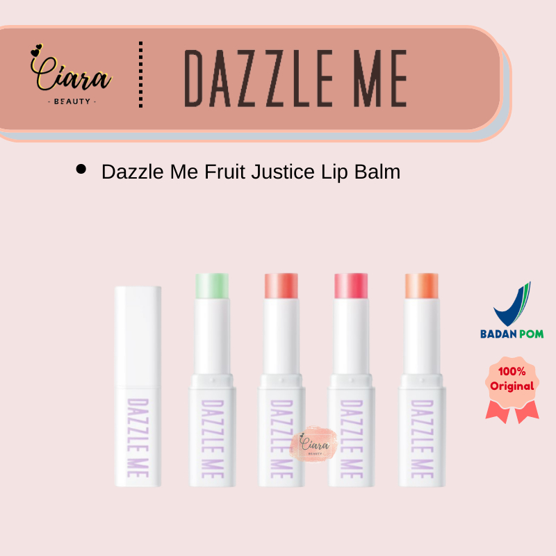 Jual DAZZLE ME Fruit Justice Lip Balm | Shopee Indonesia