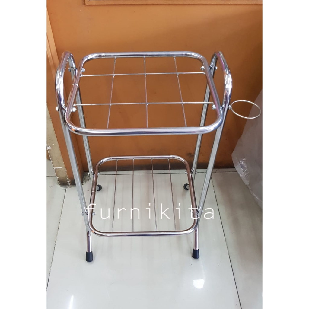 Jual RAK GALON / RAK DISPENSER PUTIH SUSUN 2 PLAT COATING | Shopee ...