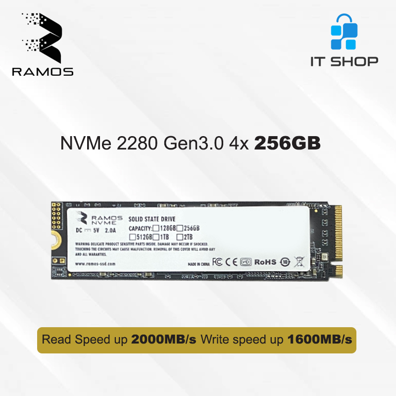 Jual Ramos NVMe SSD 256GB Black Gold | Shopee Indonesia