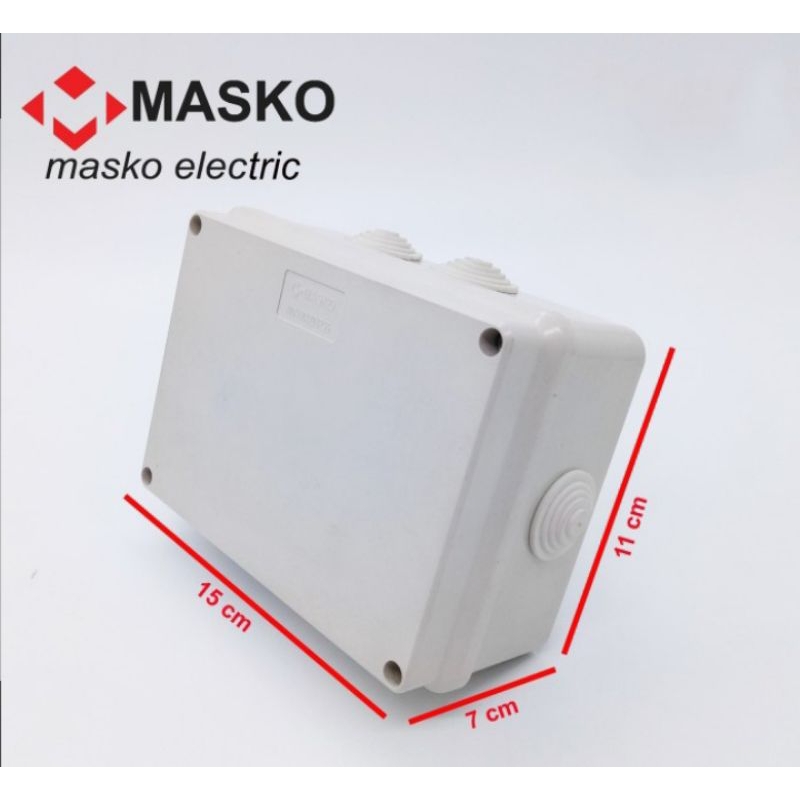 Jual JUNCTION BOX DURADOS DORADOS DURADUS 110X150X70 LUBANG MASKO IP 55 ...