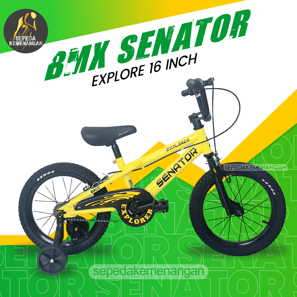 Jual SEPEDA ANAK BMX SENATOR EXPLORE UKURAN 16 INCH | Shopee Indonesia
