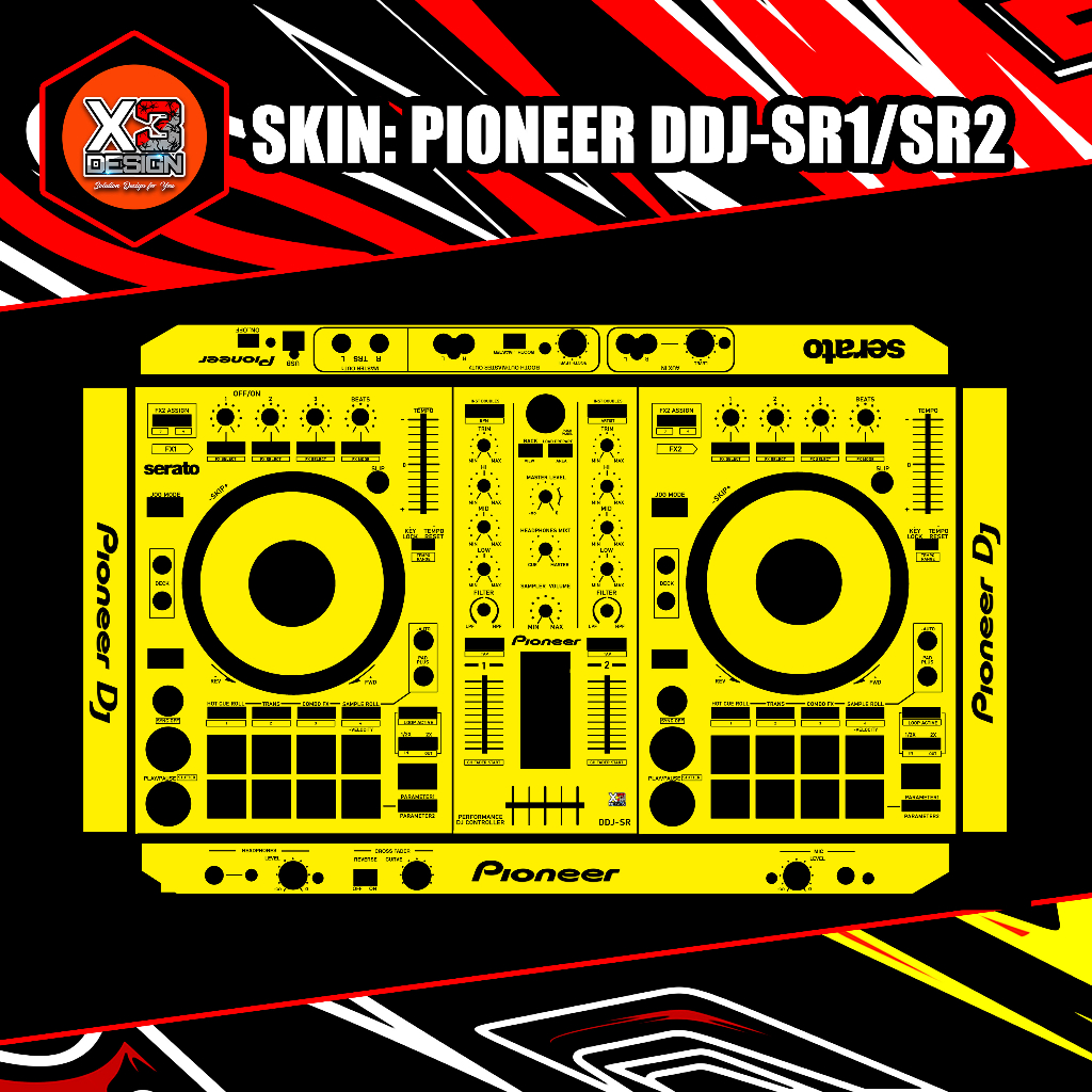 Jual SKINZ PIONEER DDJ-SR1/SR RB1,RB2 ALL VARIAN COLOUR & CUSTOM ...