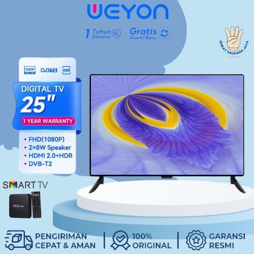 Jual PROMO TV LED 25 INCI SMART/DIGITAL/ANALOG COCOK U/KOMPUTER ...
