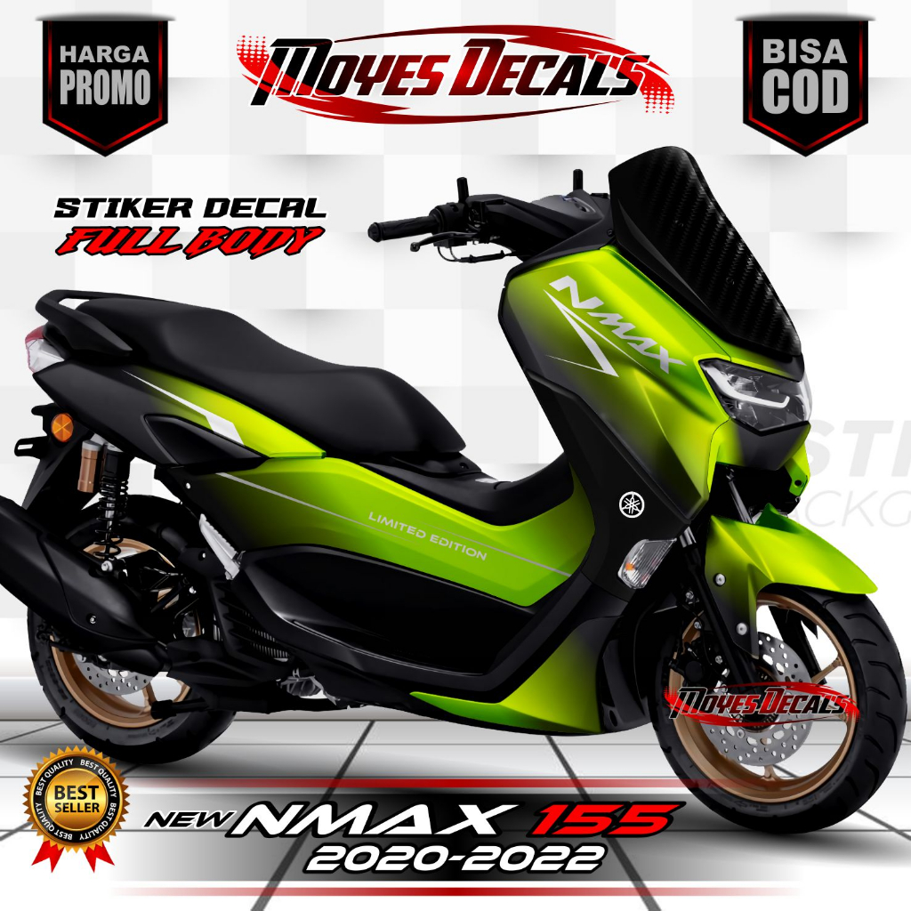 Jual BISA COD Decal Sticker Yamaha Nmax 155 New Fullbody Maxi Signature ...