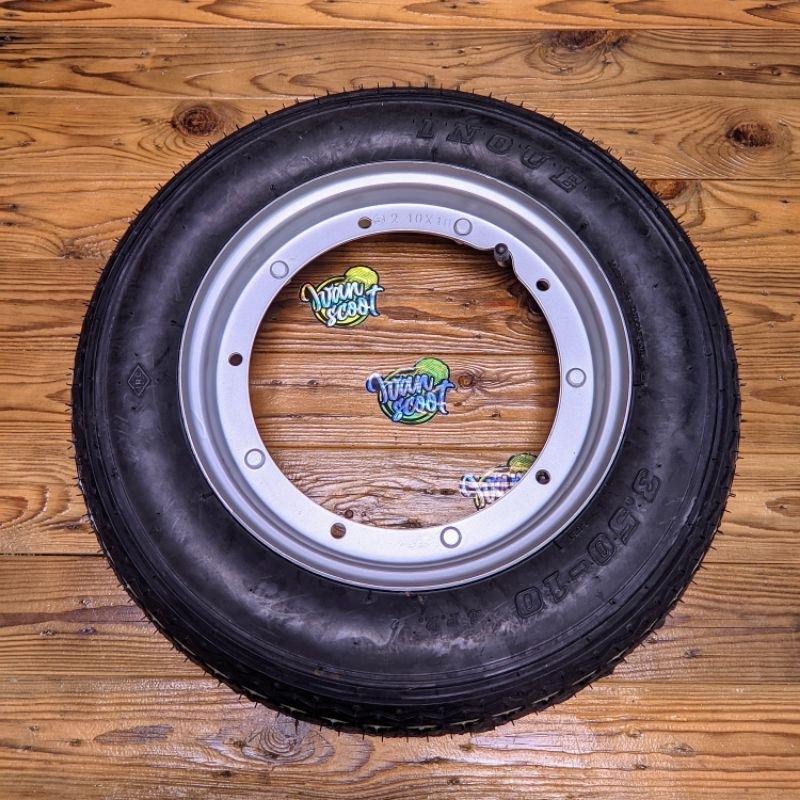 Jual PAKET BAN VELEK VESPA RING 10 VELG VESPA BAN VESPA | Shopee Indonesia