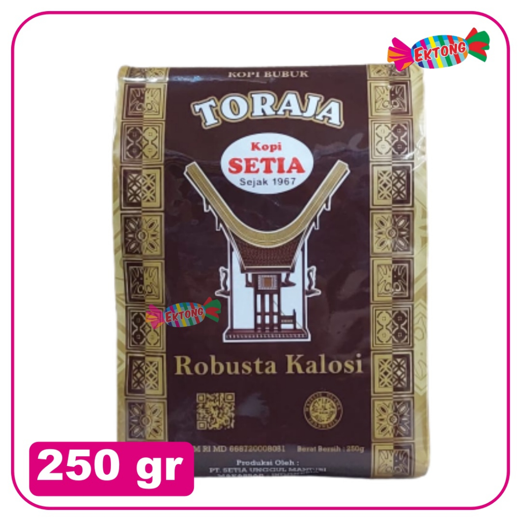 Jual KOPI SETIA TORAJA ROBUSTA KALOSI 250 gr | Shopee Indonesia